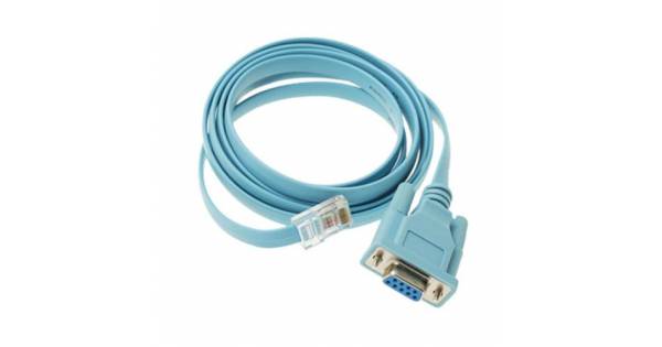 Cablu pentru Consola CISCO, 6ft with RJ45 and DB9F, cablu serial de ...