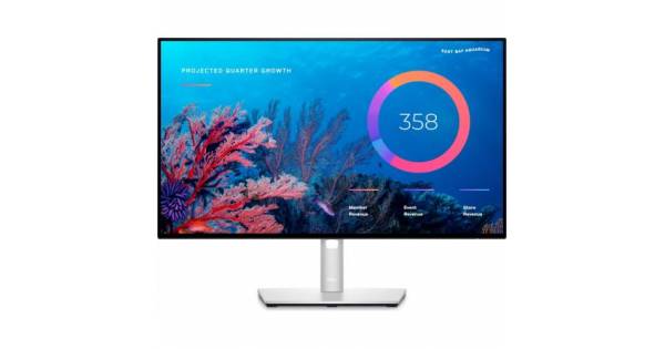 Monitor LED DELL UltraSharp U2422HE, 24inch, 1920x1080, 5ms GTG, Silver