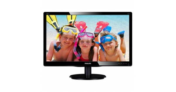 Monitor LED Philips 200V4LAB2/00, 19.5inch, 1600x900, 5ms, Black