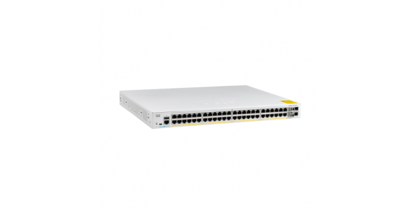 Switch Cisco C1000-48P-4X-L, 48 porturi, PoE