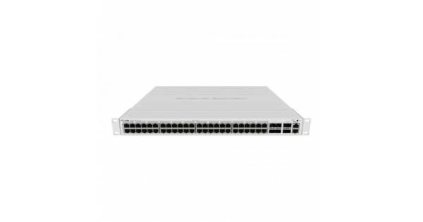 Switch MikroTik CRS354-48P-4S+2Q+RM, 48 porturi, PoE